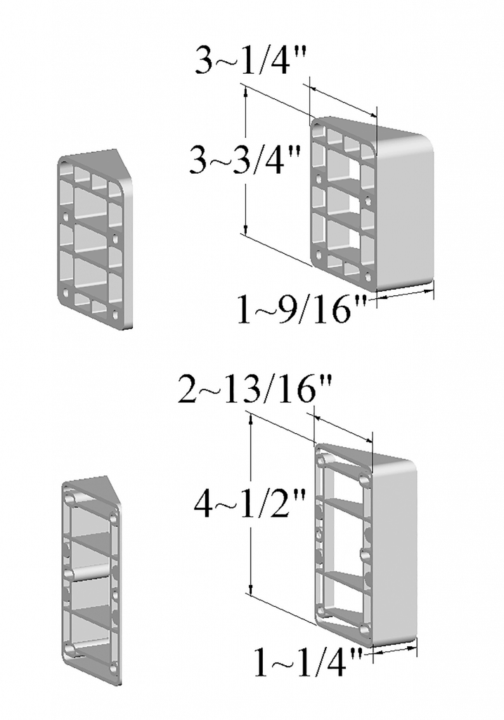 Mounting Brackets & Wedges - Superior Plastic Products