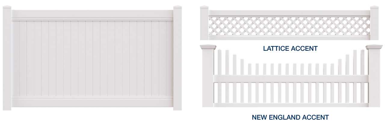 Boston Vinyl Privacy Fence - Superior Plastic Products