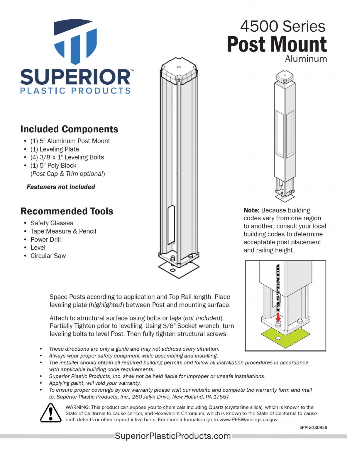 Post Mounts – Superior Outdoor Products, Inc.
