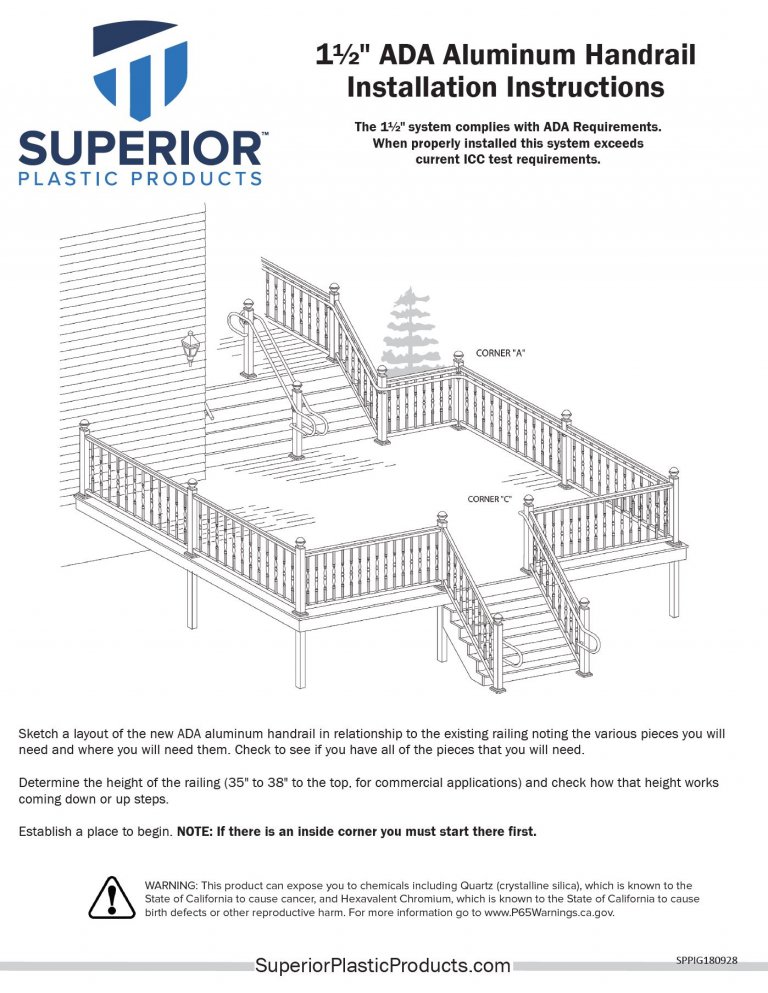 ADA Aluminum Handrail - Superior Plastic Products, Inc.